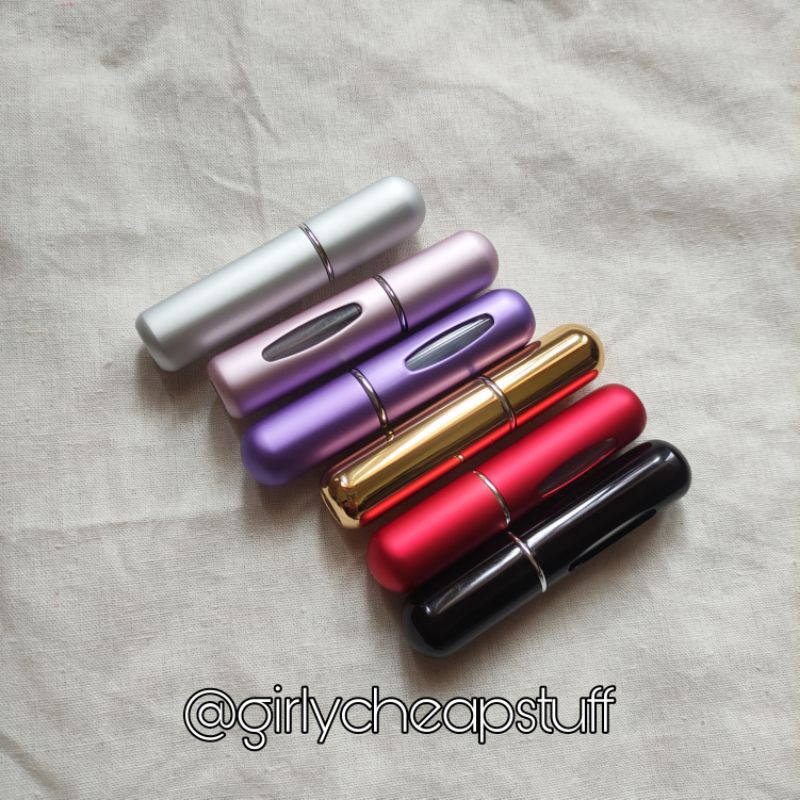 Jual Travel Size Botol Spray Isi Ulang Parfum Mini 5ml | Shopee Indonesia