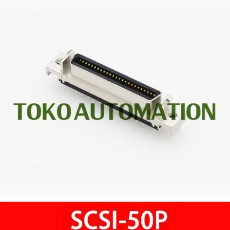 Jual SCSI 50 pin Female Vertical PCB Connector 50P solder Konektor SC93 ...