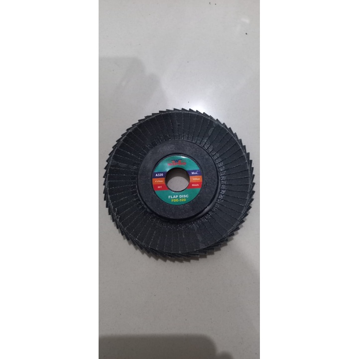 Jual WIPRO FLEXIBLE FLAP DISC 4" A320 FDE-320 Mata gerinda amplas ...