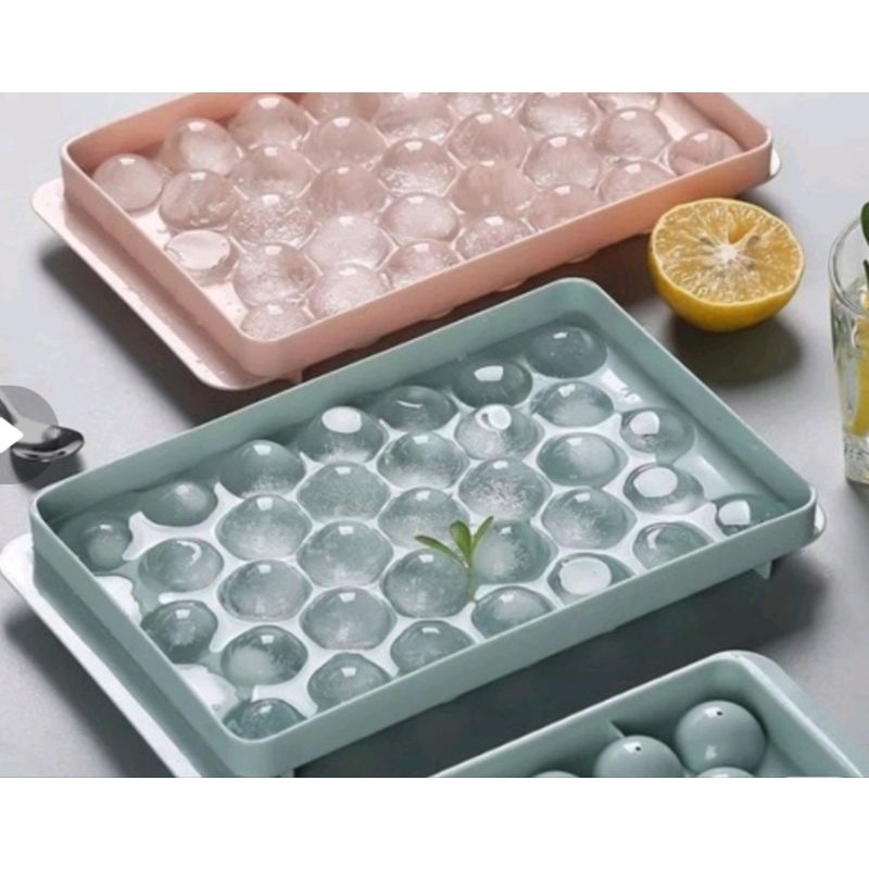 Jual cetakan es batu bulat 33 round ice cube | Shopee Indonesia