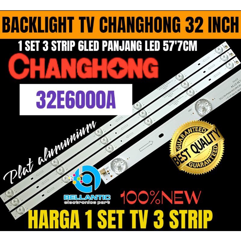 Jual BACKLIGHT TV LED CHANGHONG 32 INCH 32E6000A BACKLIGHT TV LED 32 INCH | Shopee Indonesia