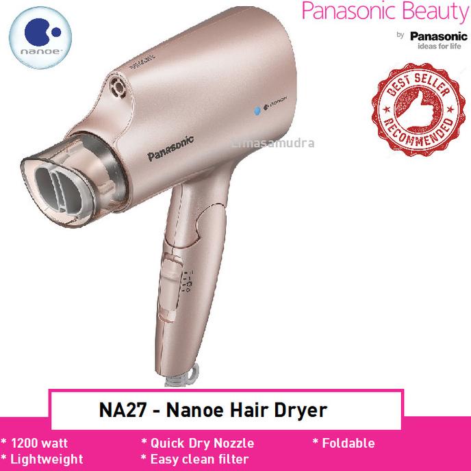 Jual Panasonic Nanoe Hair Dryer Na27 Pengering Rambut 1200 Watt | Shopee Indonesia