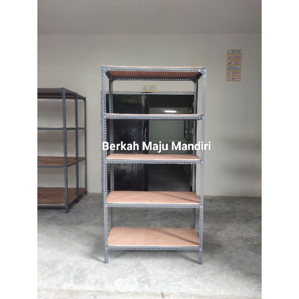 Jual Rak Besi Tiang Siku Lubang ambalan triplek 9 mm/ Besi Lubang ...