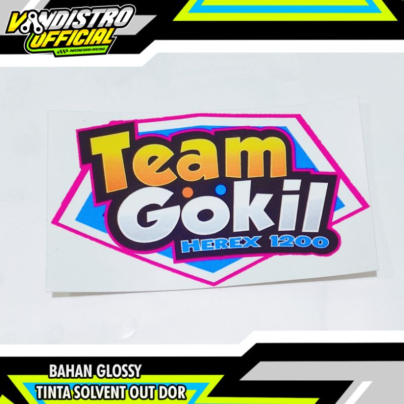 Jual stiker team gokil | Shopee Indonesia
