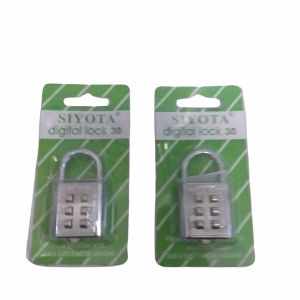 Jual Gembok Digital Lock 30mm Besi Stenless / Gembok Nomor Angka 6 ...