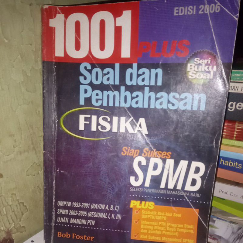 Jual buku 1001 plus soal dan pembahasan Fisika, karangan Bob Foster | Shopee Indonesia
