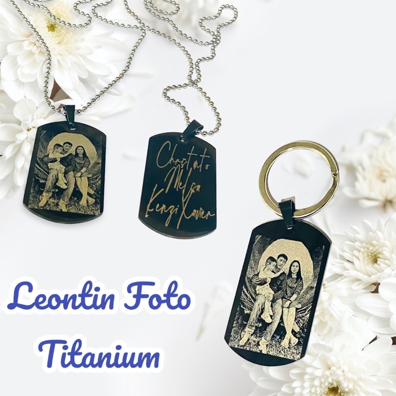 Jual leontin foto titanium grafir laser leontin foto//PESAN SESUAI FOTO ...