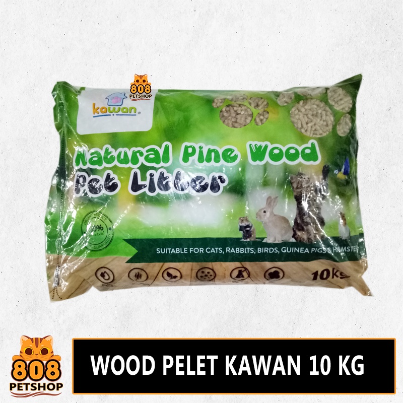 Jual Wood Pelet KAWAN Cat Litter 10kg - Pelet Kayu Kawan 10 kg | Shopee ...