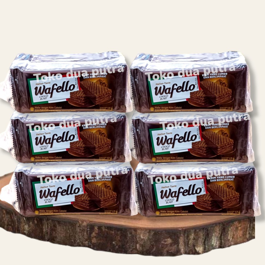 Jual Wafello coklat choco blast sachet 17 gr X 6 Renceng | Shopee Indonesia