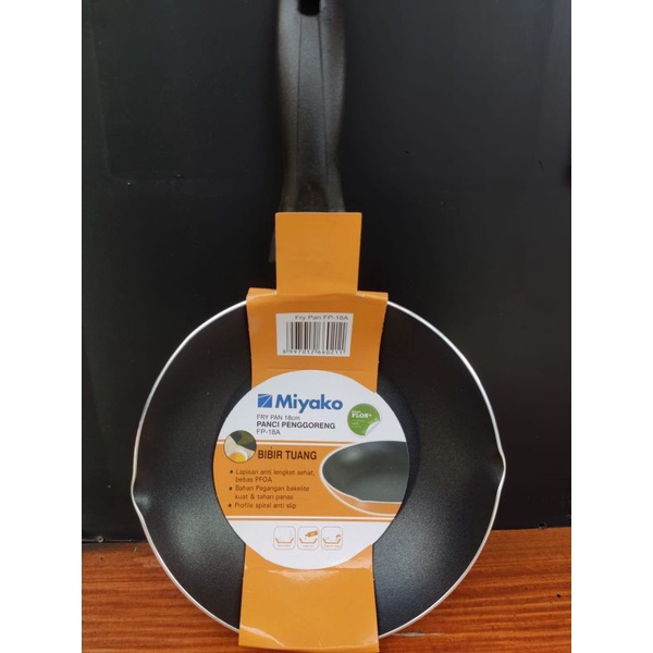 Jual Miyako Cookware Fry Pan 18cm Teflon FP-18A | Shopee Indonesia