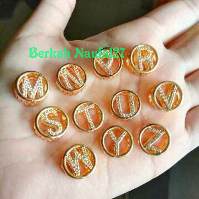 Jual Liontin Huruf Liontin Inisial Buat Gelang Tali Pandora | Shopee ...
