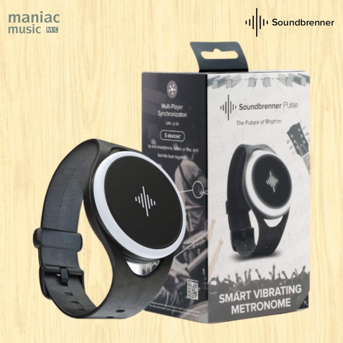 Jual Alat Musik Soundbrenner Pulse Smart Vibrating Metronome (Tap Tempo, Bluetooth) | Shopee ...
