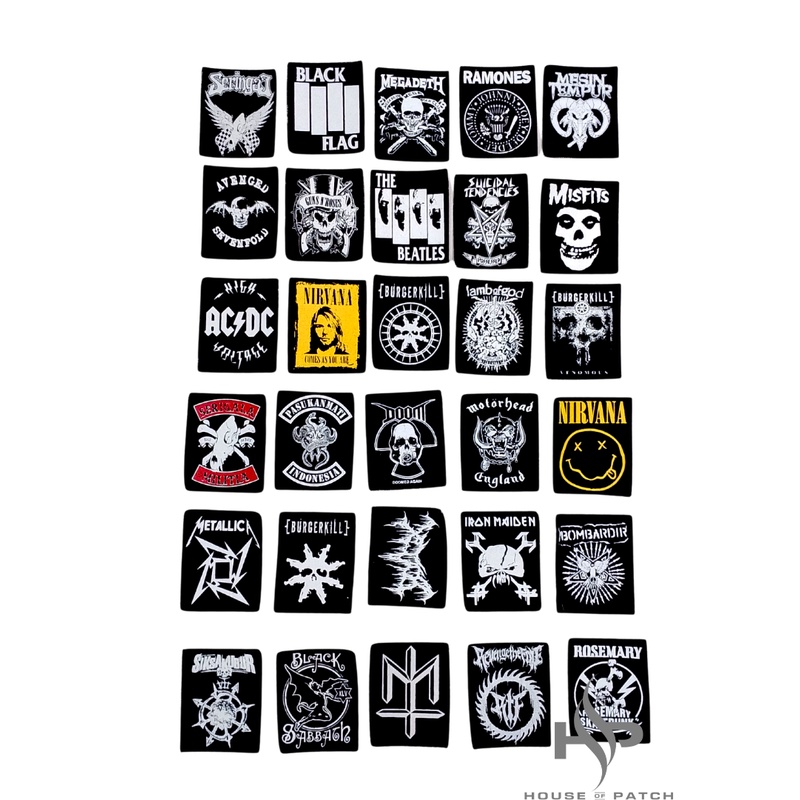 Jual EMBLEM METAL EMBLEM MUSIK EMBLEM BAND METAL EMBLEM PUNK PACTH ...