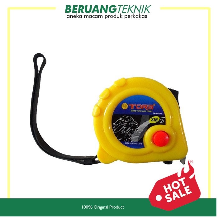 Jual TORA Rol Meteran 3 Meter Body Kuning | Shopee Indonesia