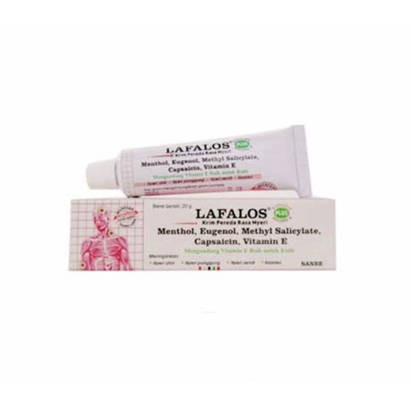Jual Lafalos plus cream 20 gram ( krim penghilang pegal nyeri ...