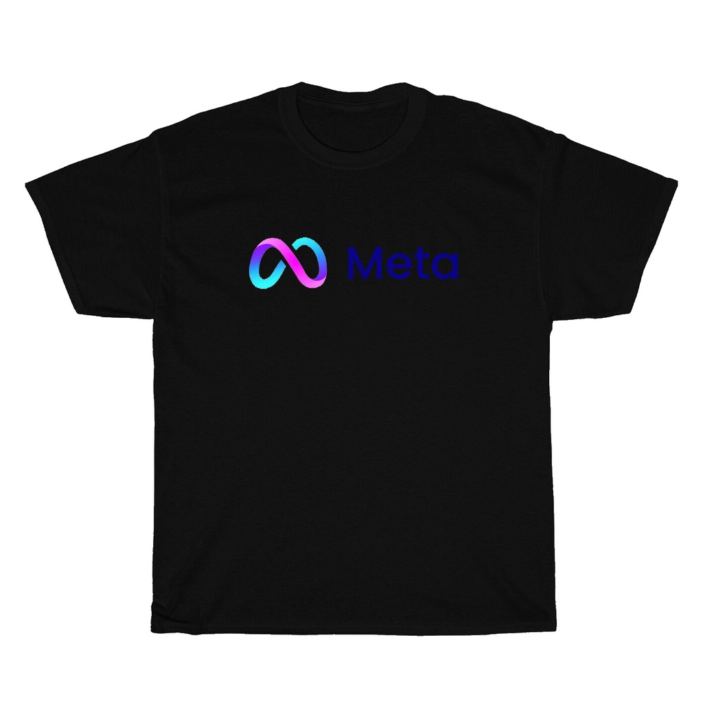 Jual Kaos Meta Metaverse Logo Tshirt 100% Cotton | Shopee Indonesia