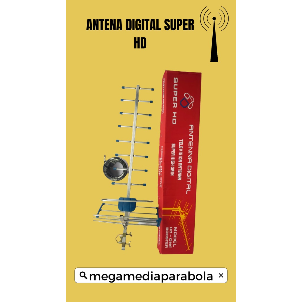 Jual Antena-Outdoor UHF HD-ONE BOOSTER STB TV DVD-T2 - Antena Digital ...