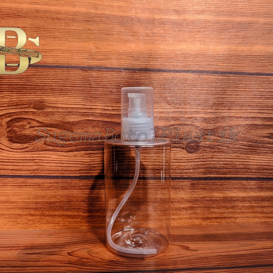 Jual botol pump treatment 250ml rf dioli tutup bening botol bening | Shopee Indonesia