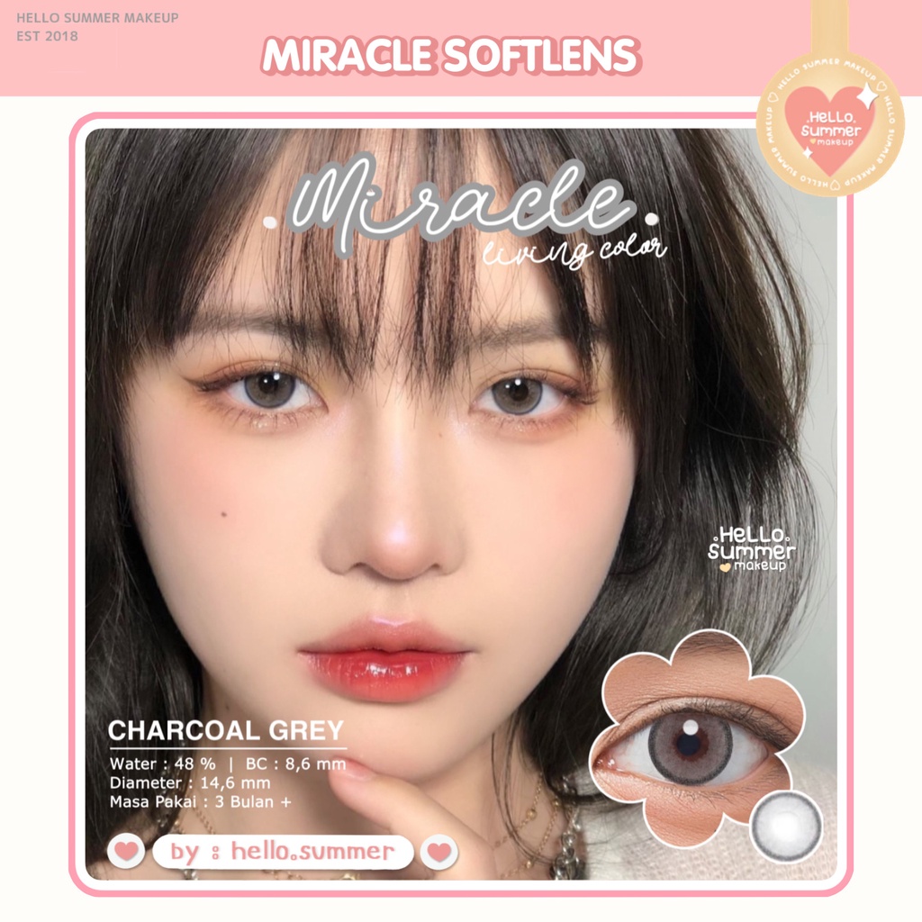 Jual MIRACLE NORMAL Korean Softlens Natural Look 14.2mm by Iris Lab ...