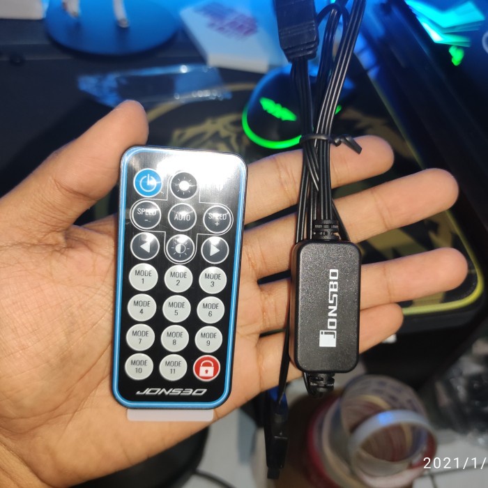 Jual Cooler Jonsbo Controller 5V 3Pin A-Rgb Argb Aura Addressable ...