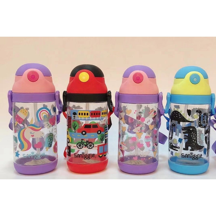 Jual BOTOL MINUM ANAK BOTOL ANAK SMIGGLE 500 ML FREE SEDOTAN V4017 NEW | Shopee Indonesia