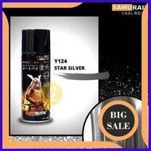 Jual perkakas Samurai Paint Cat Semprot Motorcycle Yamaha Y124 Star Silver 400 mL 2ZJN23 ...