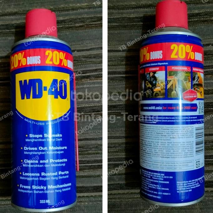 Jual WD-40 PELUMAS LUBRICANT AND RUSH REMOVAL SPRAY 333 ML | Shopee Indonesia