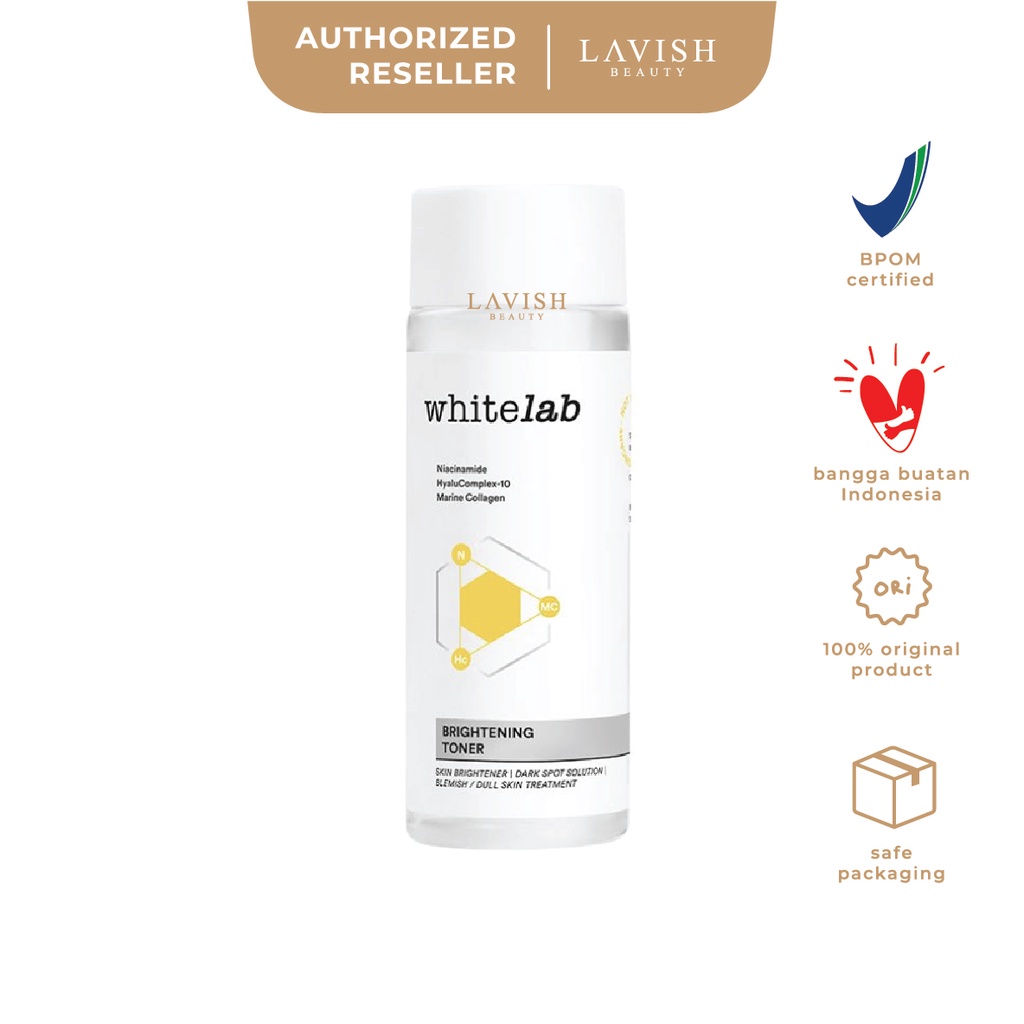 Jual (EXP OKTOBER 2025) WHITELAB Brightening Toner (100ml) | Shopee ...