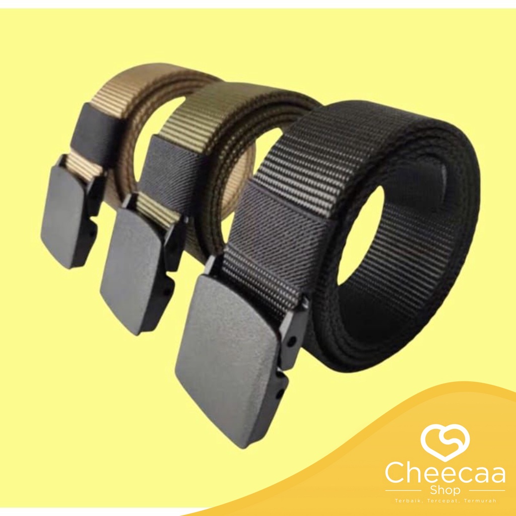 Jual CC (SB02) Sabuk Military Pria Sabuk Pria Nylon Canvas Gesper ...