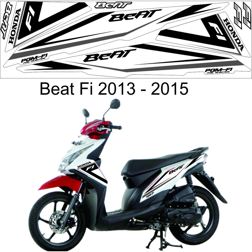 Jual MOTIF LIS 02 MOTIF STRIPING MOTOR HONDA MATIC BEAT PGM-FI 2013 ...