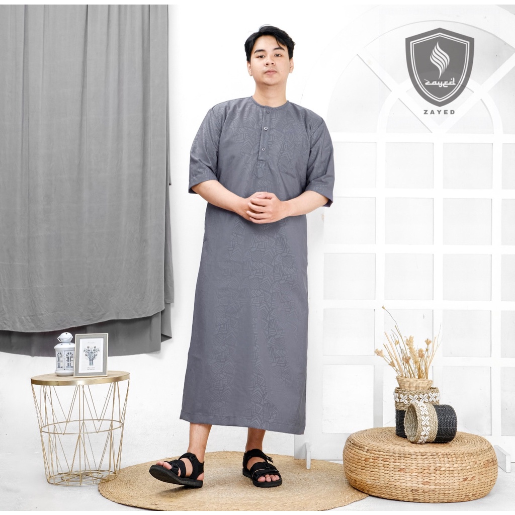 Jual Jubah Emboss Terbaru / Jubah Pria Emboss / Gamis Jubah Pria Muslim ...