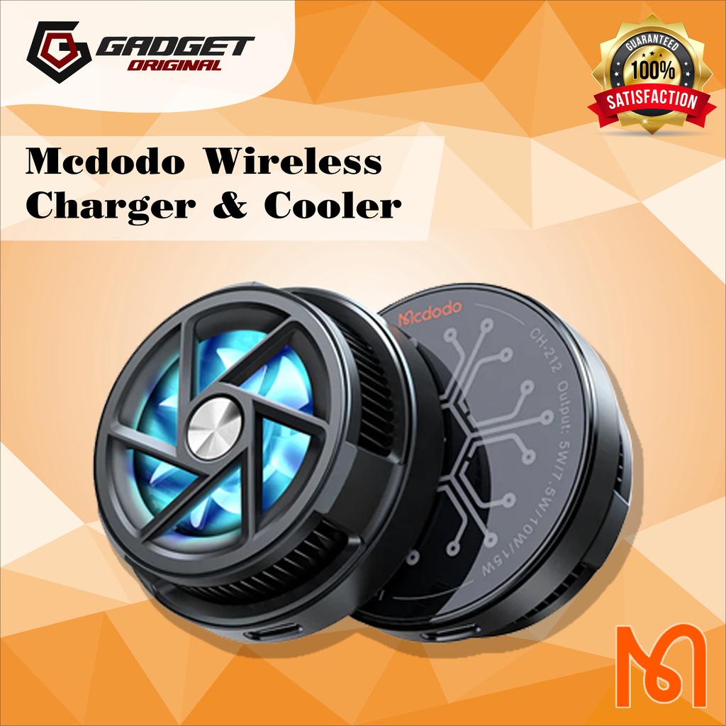 Jual Fan Cooler Gaming Magsafe Pendingin Hp Wireless Charger 15W MCDODO - CH-2120. | Shopee ...