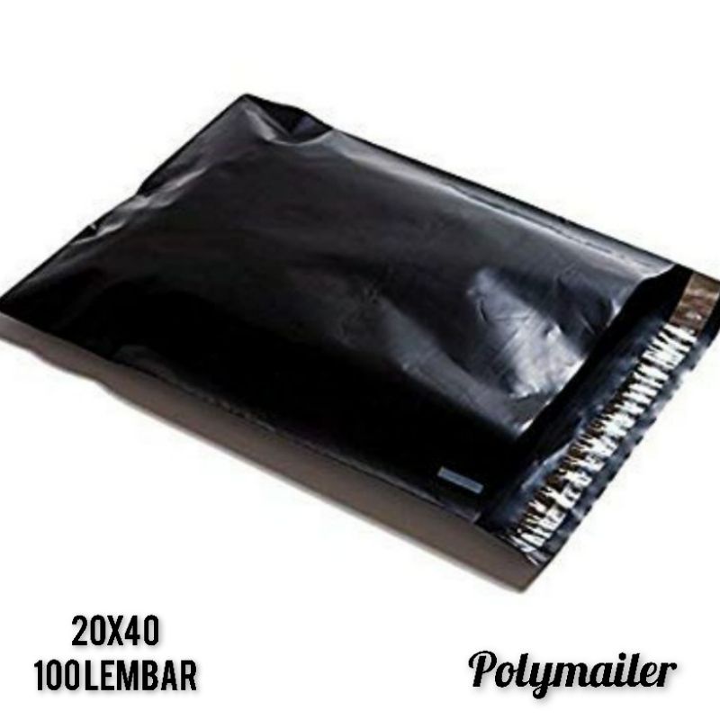 Jual PLASTIK PACKING POLYMAILER 20X40 100 LEMBAR | Shopee Indonesia