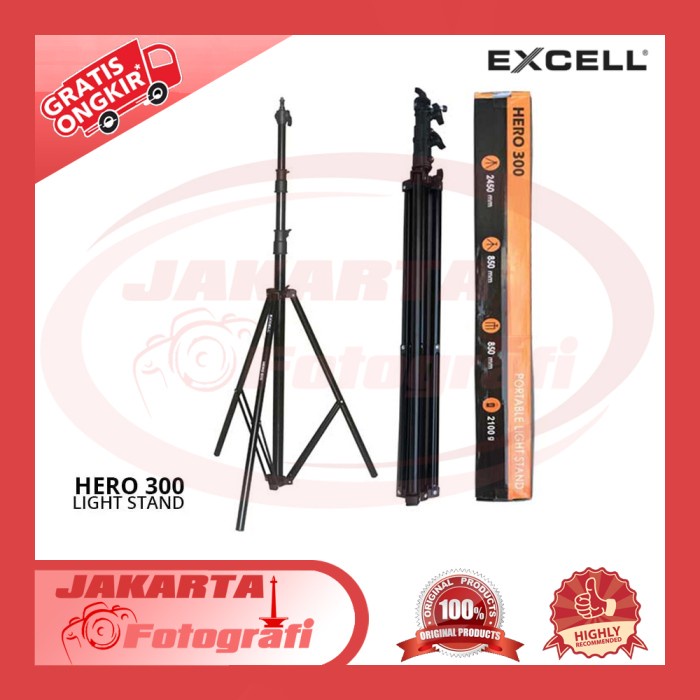 Jual Excell Light Stand Hero 300 #Original | Shopee Indonesia