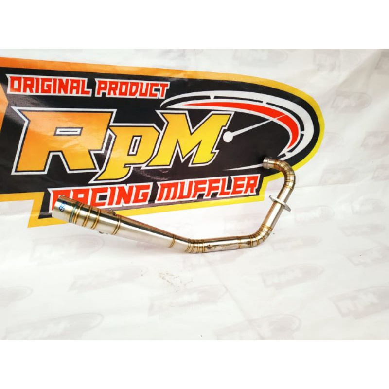Jual Pipa Leher Knalpot MX KING Underbone Road Race | Shopee Indonesia