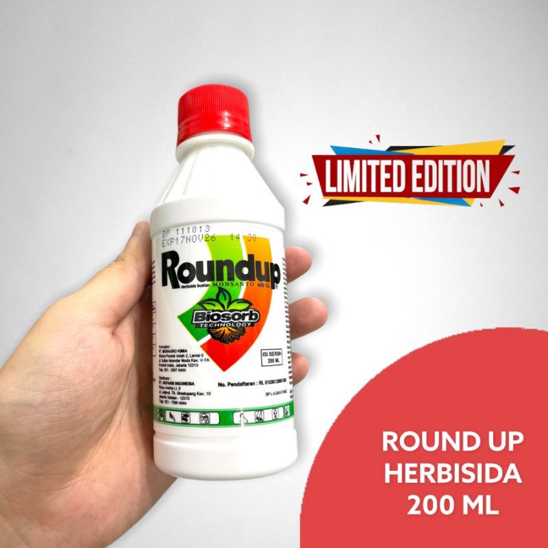 Jual Roundup pembasmi rumput liar cairan herbisida 200ml original ...