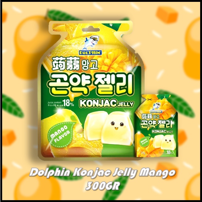 Jual Dolphin Konjac Jelly Mango 300GR | Shopee Indonesia