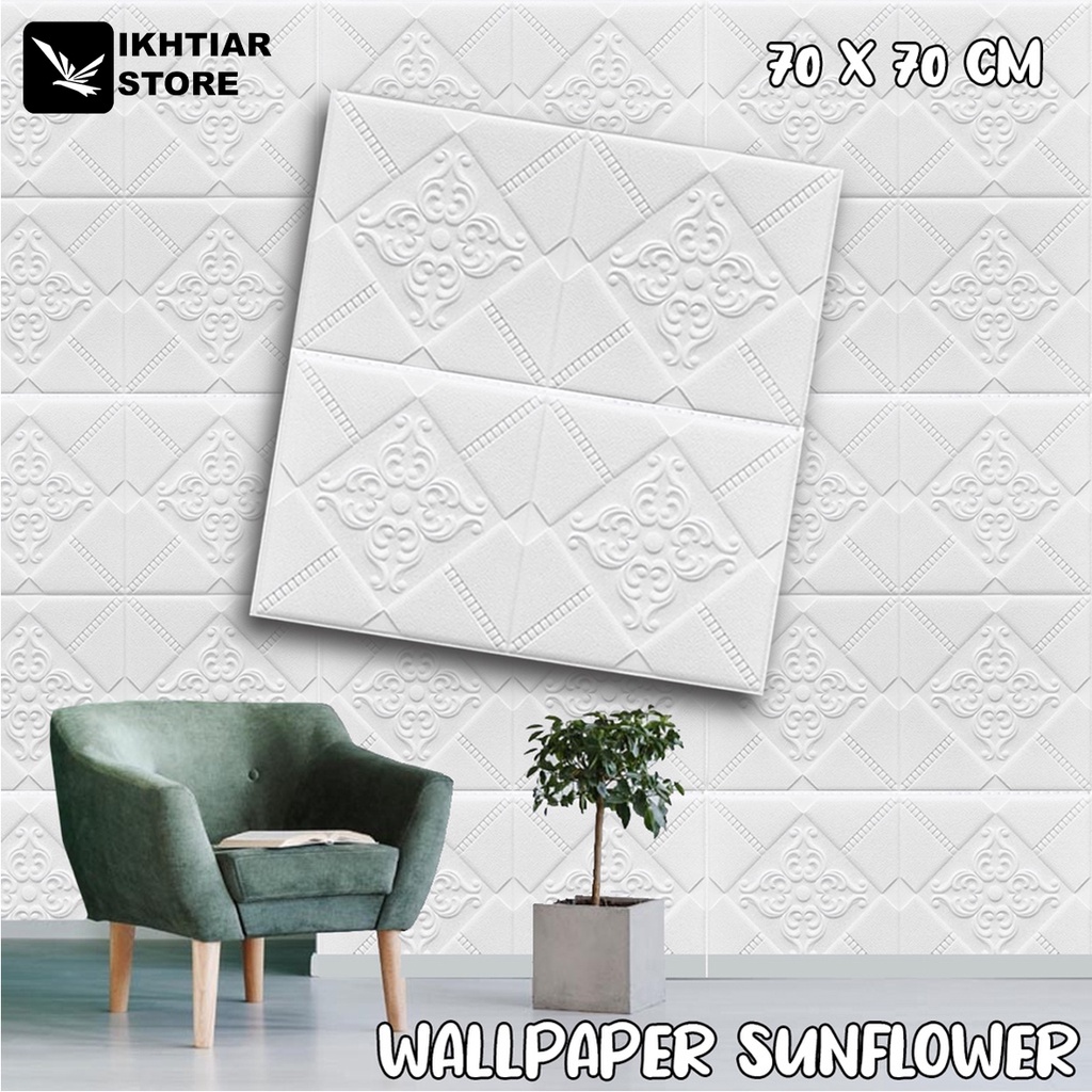 Jual Wallpaper Sticker Dinding 3D FOAM / Wallfoam Brick Foam MotIf ...