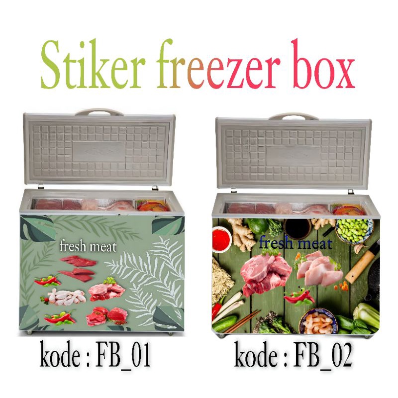 Jual Stiker freezer motif daging segar. | Shopee Indonesia