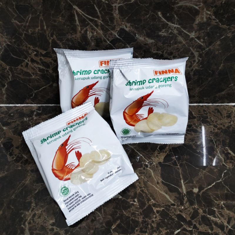 Jual Finna krupuk udang goreng matang 1 dus 120pcs | Shopee Indonesia