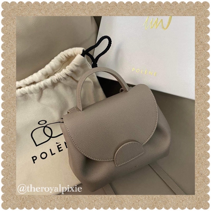 Jual Polene Numero un Nano Taupe Polene Bag Polene original | Shopee ...