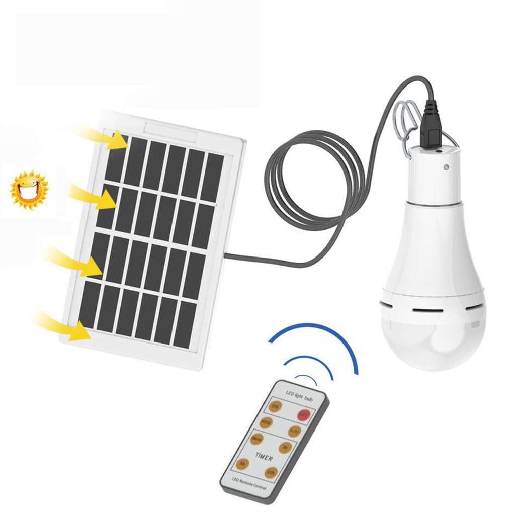 Jual LAMPU LED TENAGA MATAHARI / led SOLAR CELL / lampu bolam surya ...