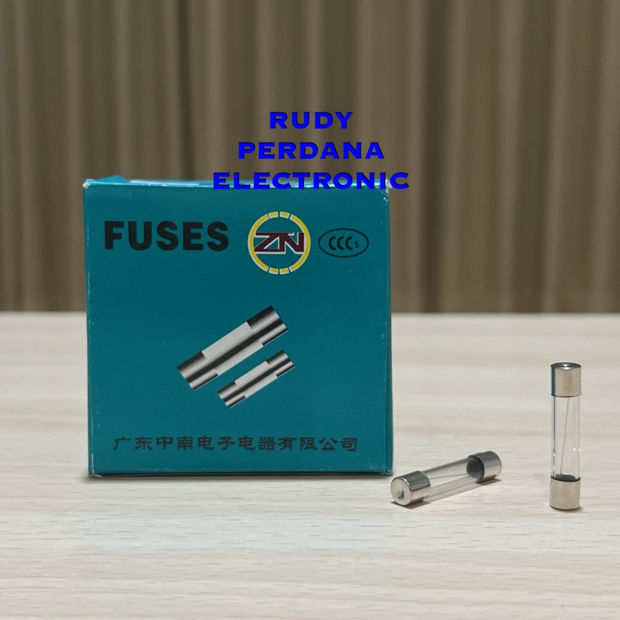 Jual FUSE TUBE GLASS SEKRING TABUNG KACA BESAR 6MM X 30MM 6X30 MM 250V 250 VOLT 0.2A 0.3A 0.5A 0 ...