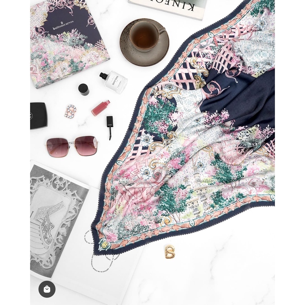 Jual [READY SIAP KIRIM] Buttonscarves Emily Alma Flap Bag Small Noir ...