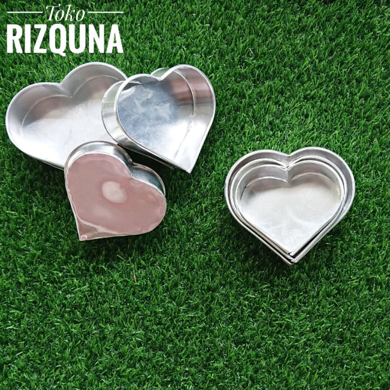 Jual Loyang Cake Bolu Pudding Jelly Agar Love aluminium | Shopee Indonesia