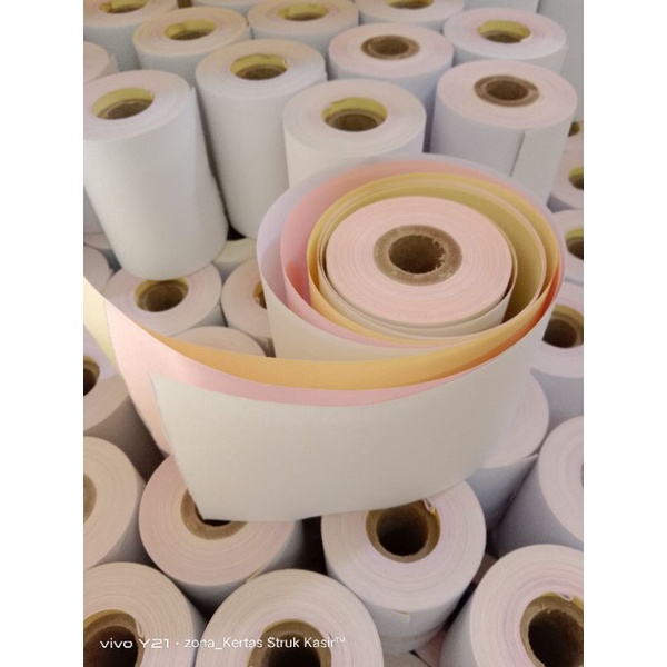 Jual KERTAS STRUK NCR 3PLY 75 X 60MM EPSON DOT MATRIX PRINTER 75MM ...