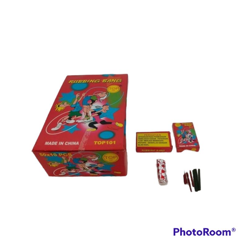 Jual MAINAN ANAK KEMBANG API INJEK RUBBING BANG GESEK 1 BOX 50 KOTAK ...