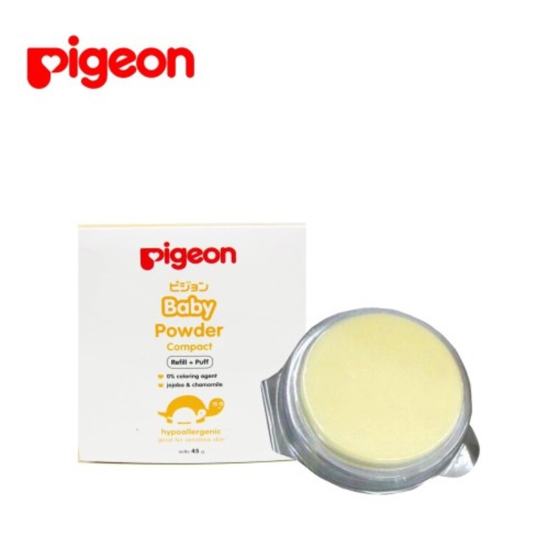Jual Pigeon baby powder compact Bedak Padat Bayi - Baby Compact Powder ...