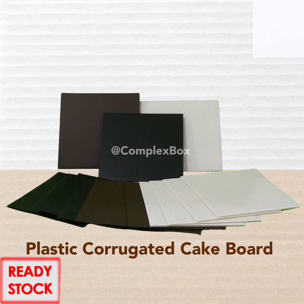 Jual Tatakan / Alas Kue Cake Board Kotak Plastik (15 18 20 22 25 30 cm ...