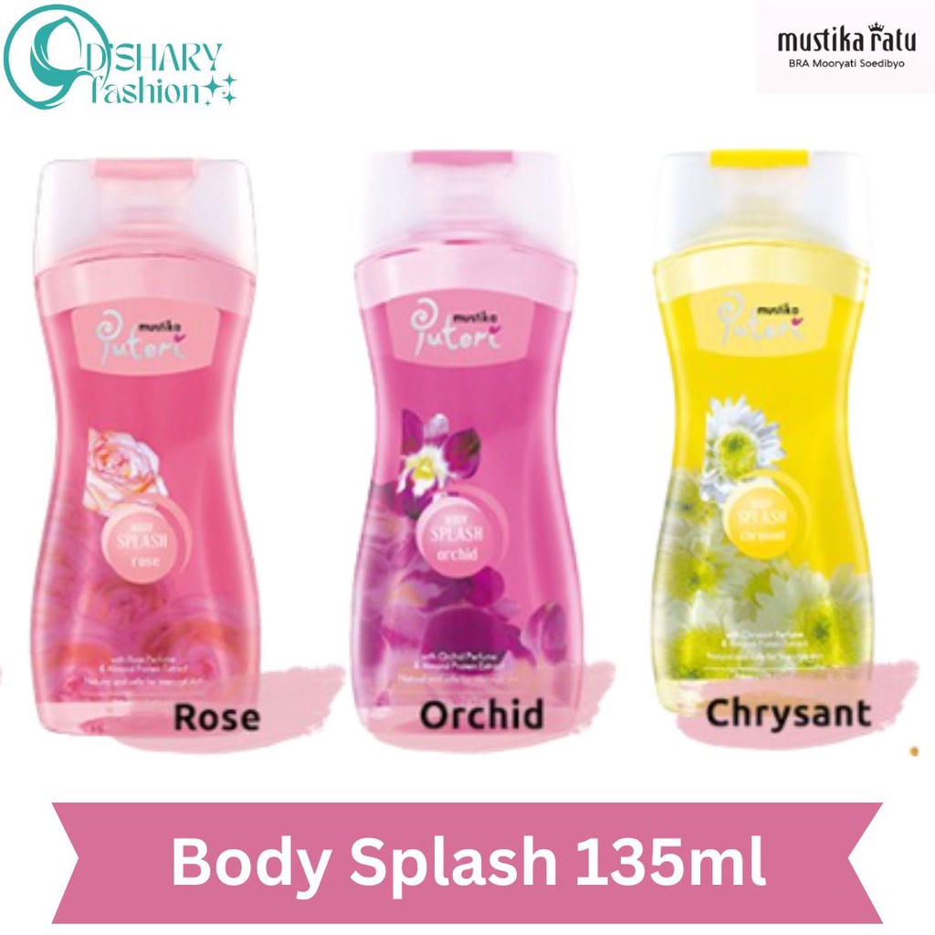 Jual Puteri Body Splash Parfum Cologne 135 ml Mustika Ratu | Shopee ...